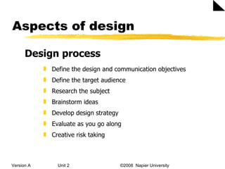 Week 2 - A Introduction to Design | PPT