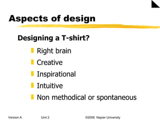 Week 2 - A Introduction to Design | PPT