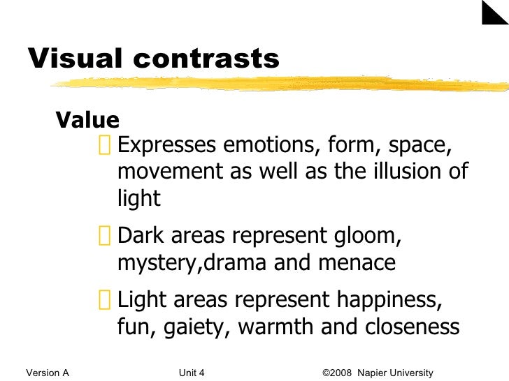 Week 4 - A Visual Contrasts
