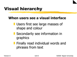 Week 5 - Visual Hierarchies | PPT