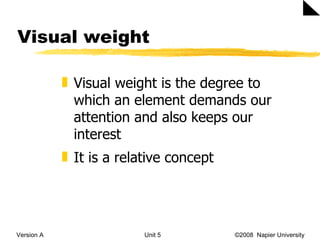 Week 5 - Visual Hierarchies | PPT