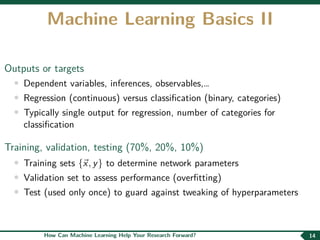 How Can Machine Learning Help Your Research Forward? | PPT