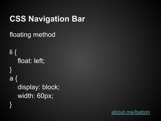 WDES106 CSS Advanced Part 1 | PPT
