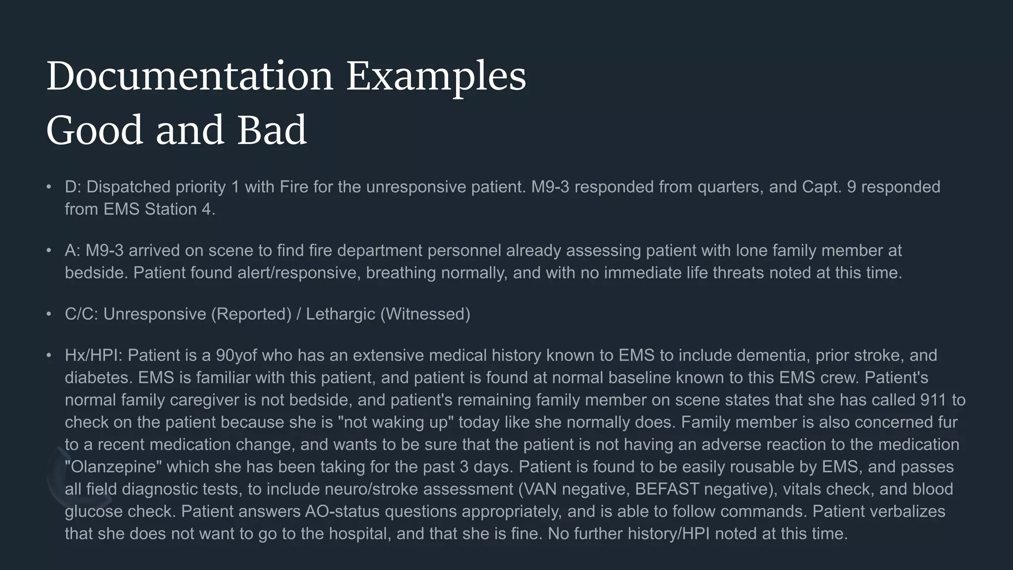 EMS Documentation | PPTX