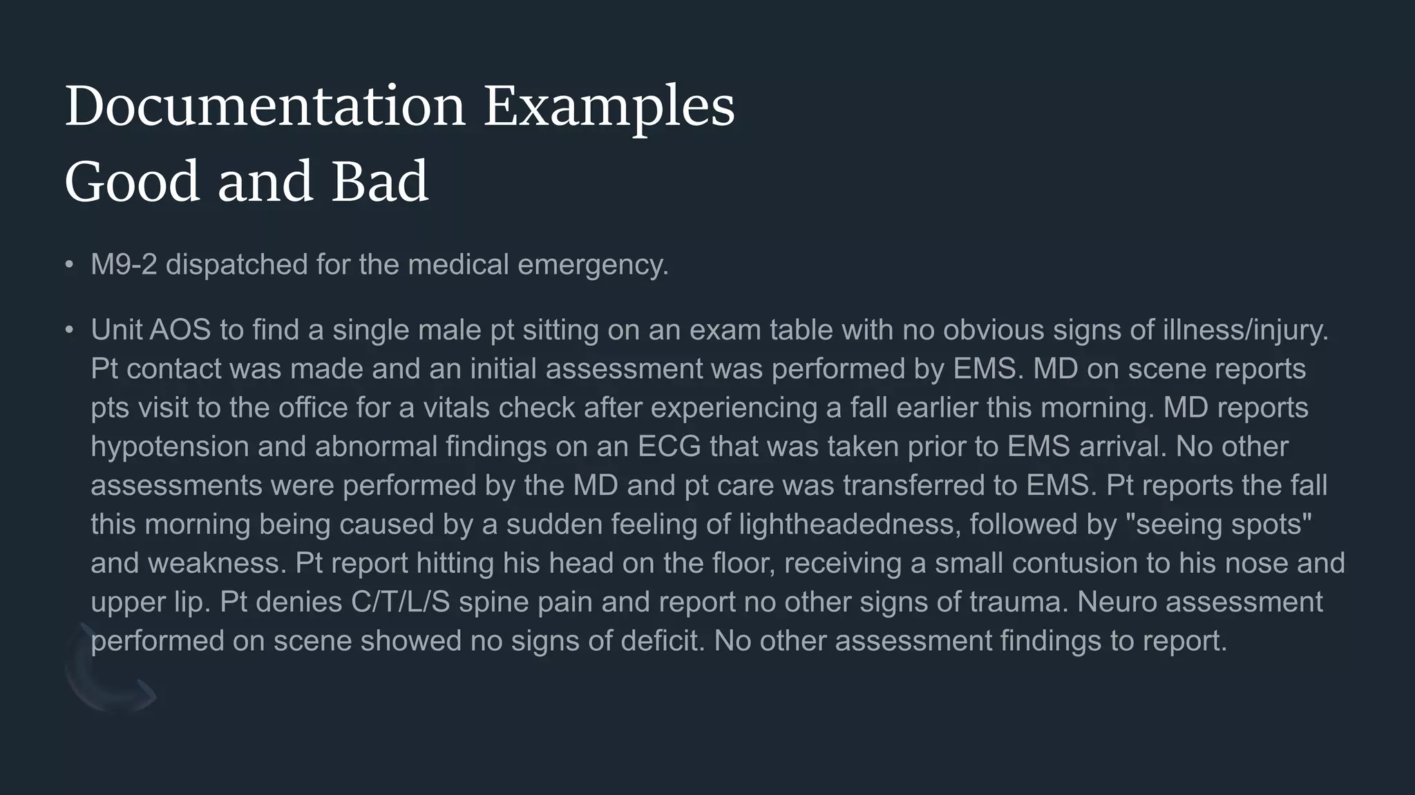 EMS Documentation | PPTX