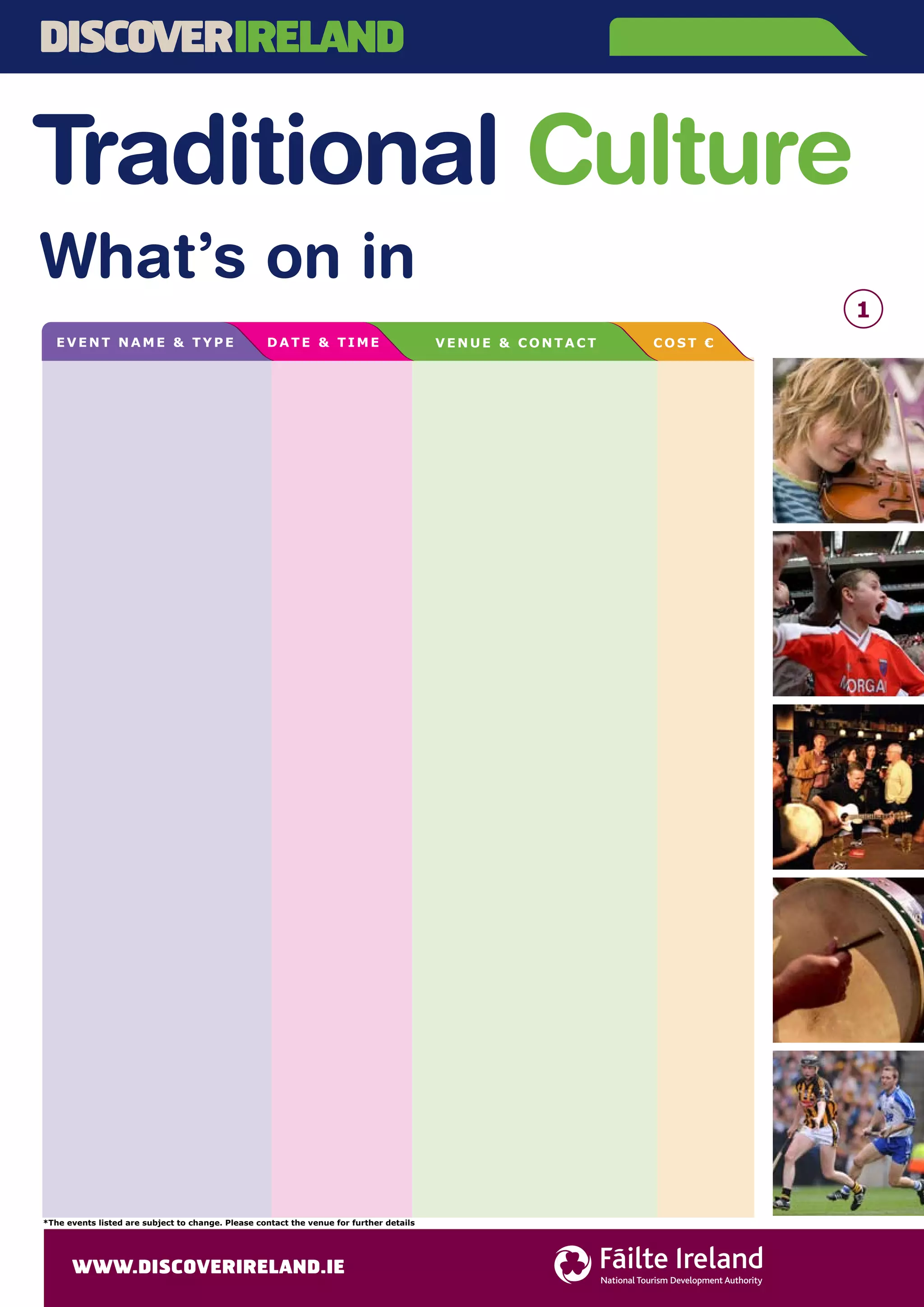 Waterford Trad Sessions Summer 15 | PDF | Music | Entertainment