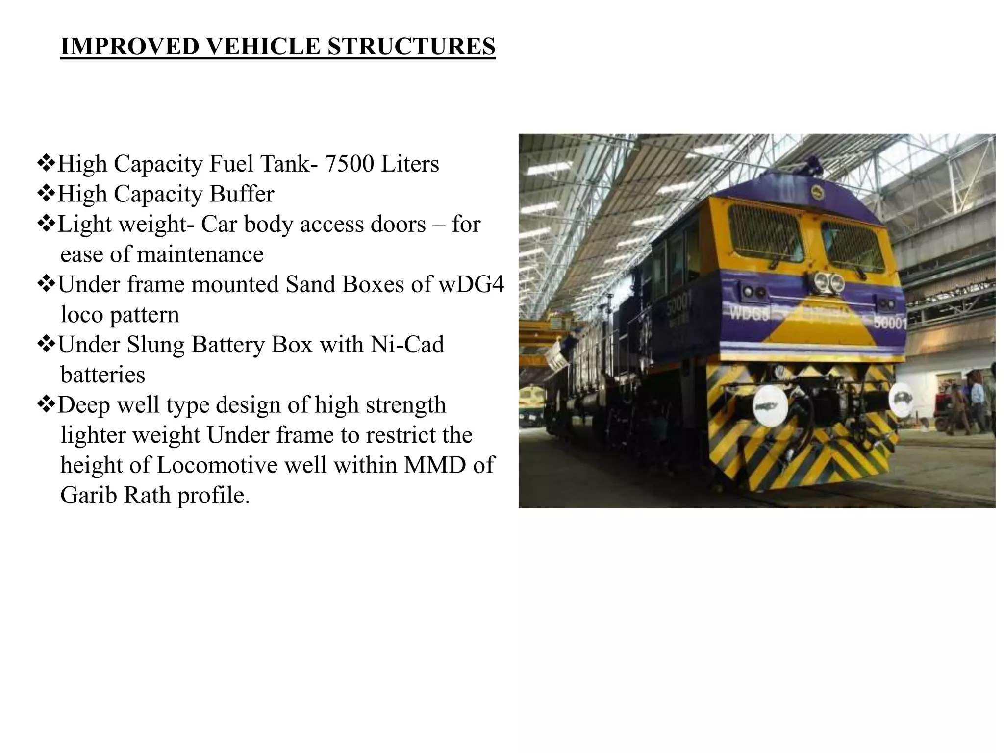 Wdg5 bheem a locomotive | PPTX | Auto Type | Automotive