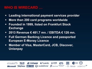 Wirecard - The challenges in the past and for the future.. | PPTX
