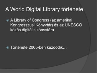 World Digital Library | PPT