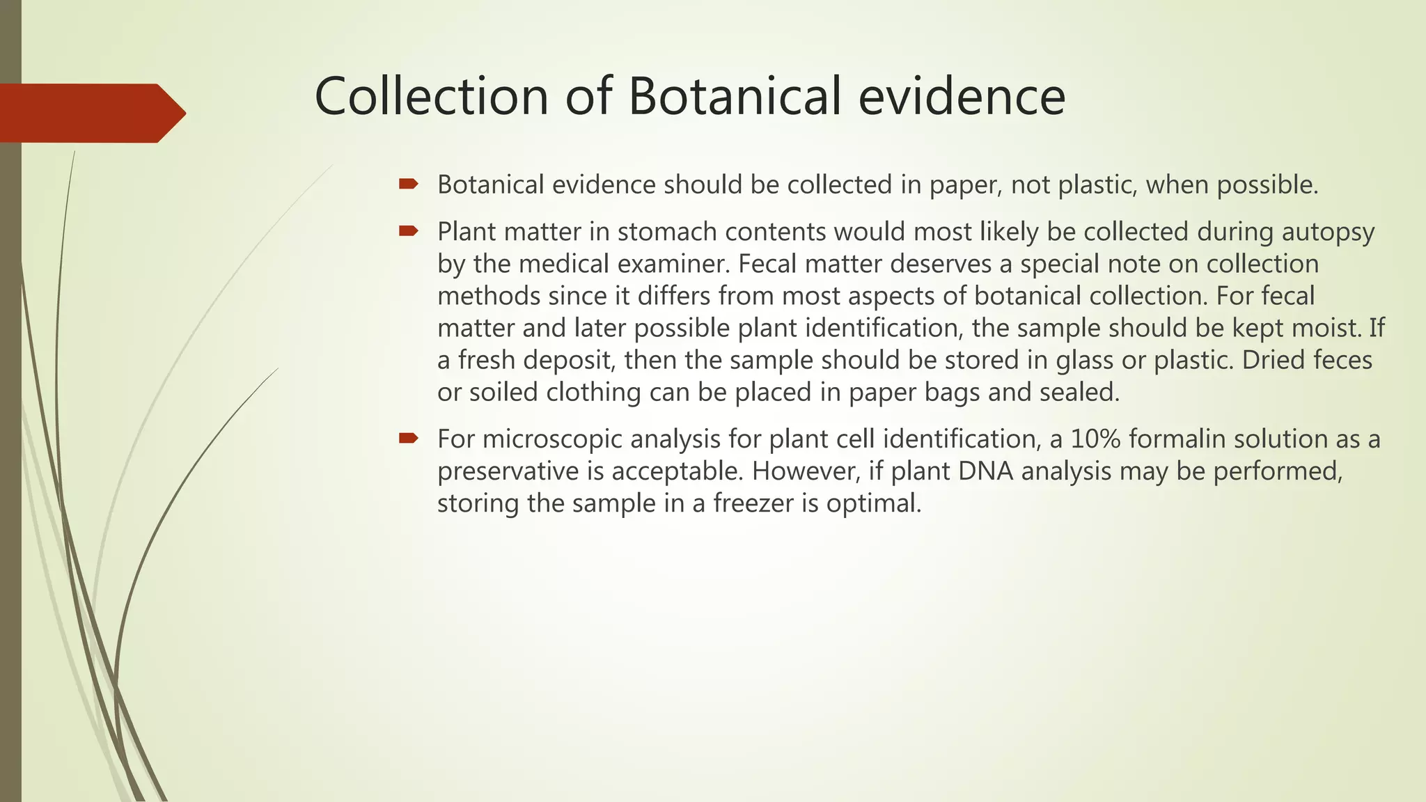 Forensic Botany | PPTX