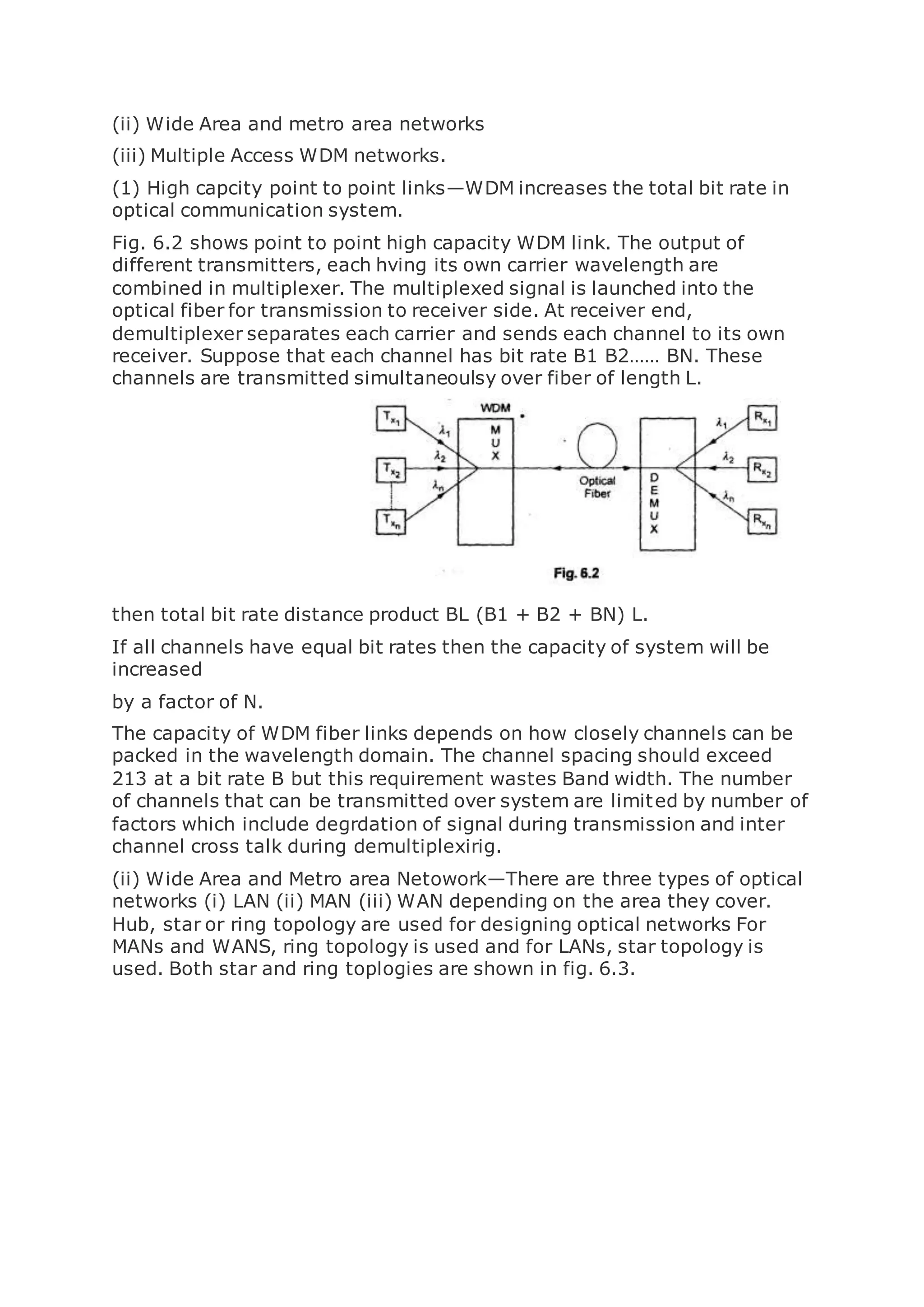 Wavelenth division multiplexing | DOCX