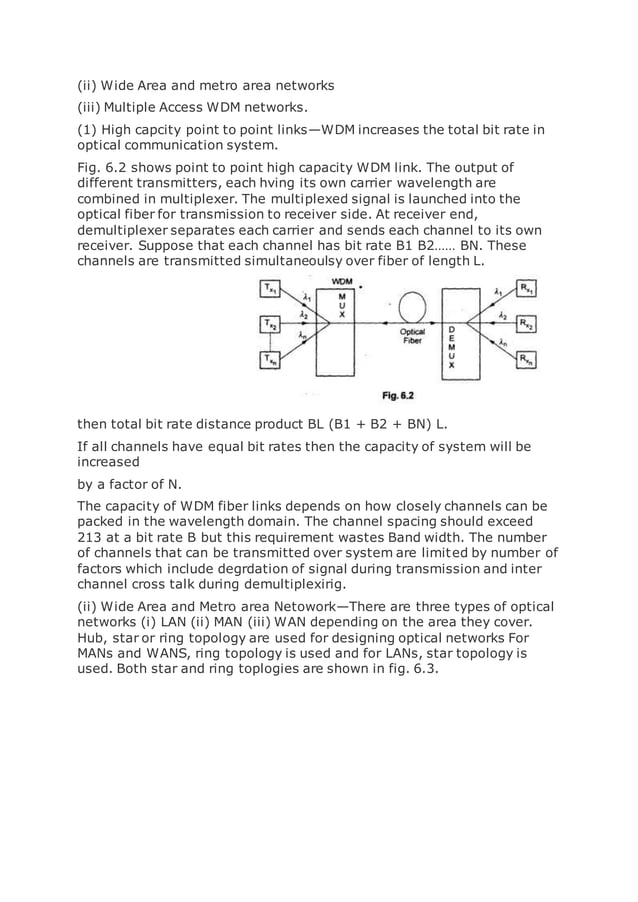 Wavelenth division multiplexing | PDF | Free Download