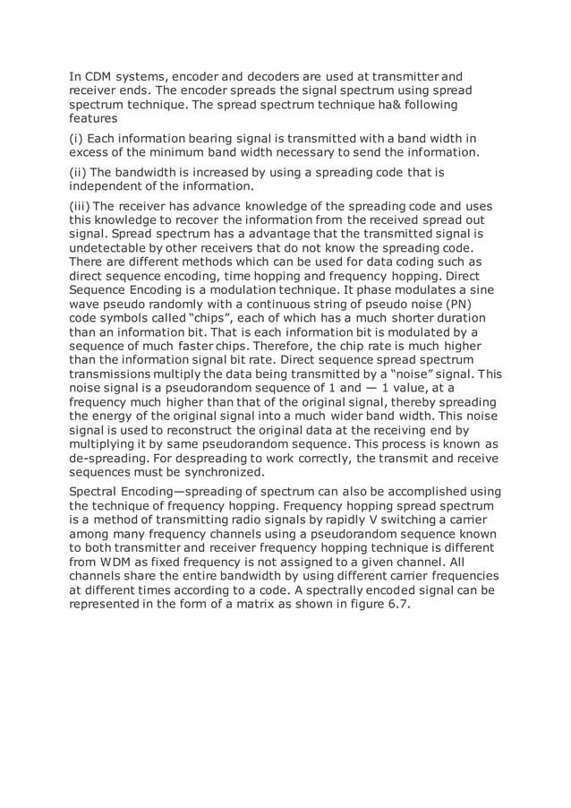 Wavelenth division multiplexing | DOCX