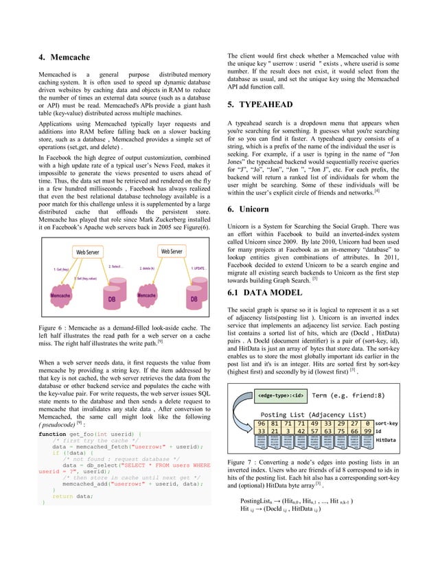 Techniques that Facebook use to Analyze and QuerySocial Graphs | PDF | Databases | Computer ...