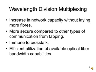 Wdm benefits and performance parameters | PPT | Computer Networking | Computing