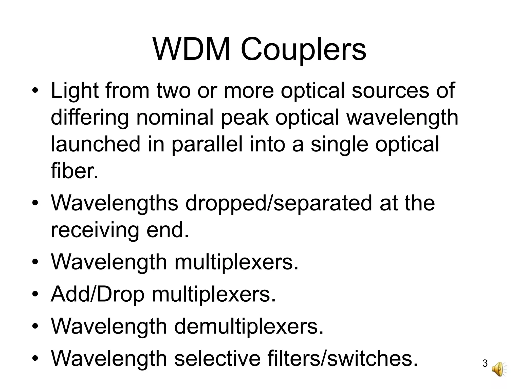 Wdm couplers | PPT
