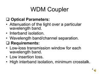 Wdm couplers | PPT