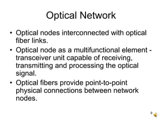 Wdm standards and components | PPT