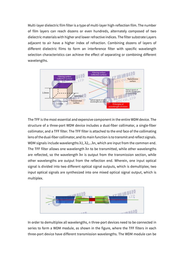 WDM Technology：TFF & AWG | PDF | Technology & Computing