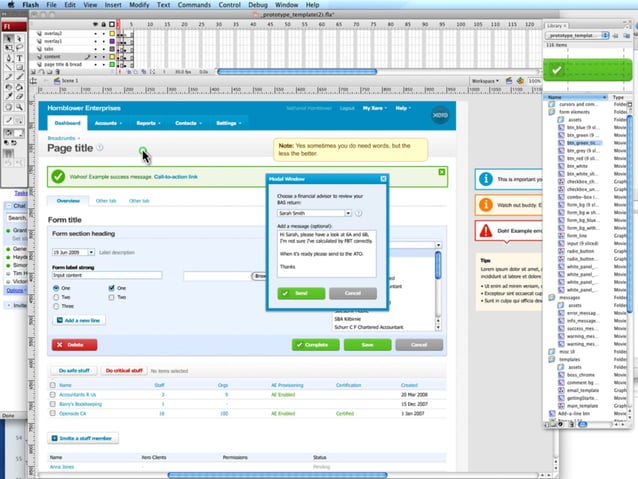 Visualising the User Experience