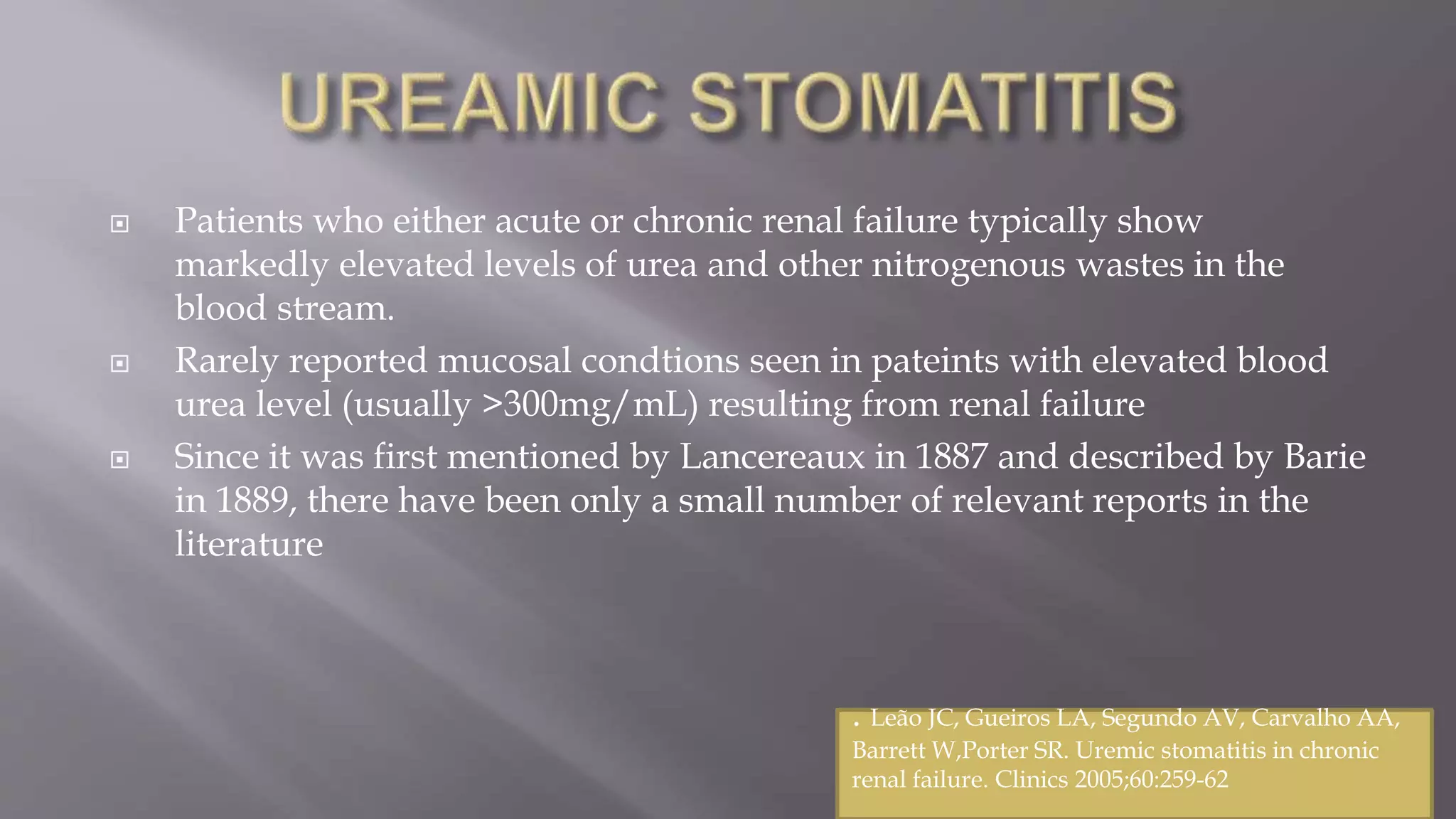 Non keratotic white lesions of the oral cavity | PPTX