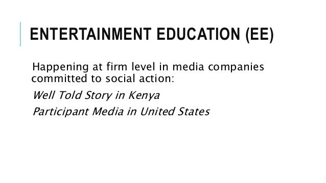 Entertainment Education