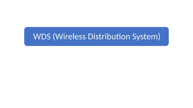 Pengertian, mode, dan fungsi WDS (Wireless Distribution System) | PPT