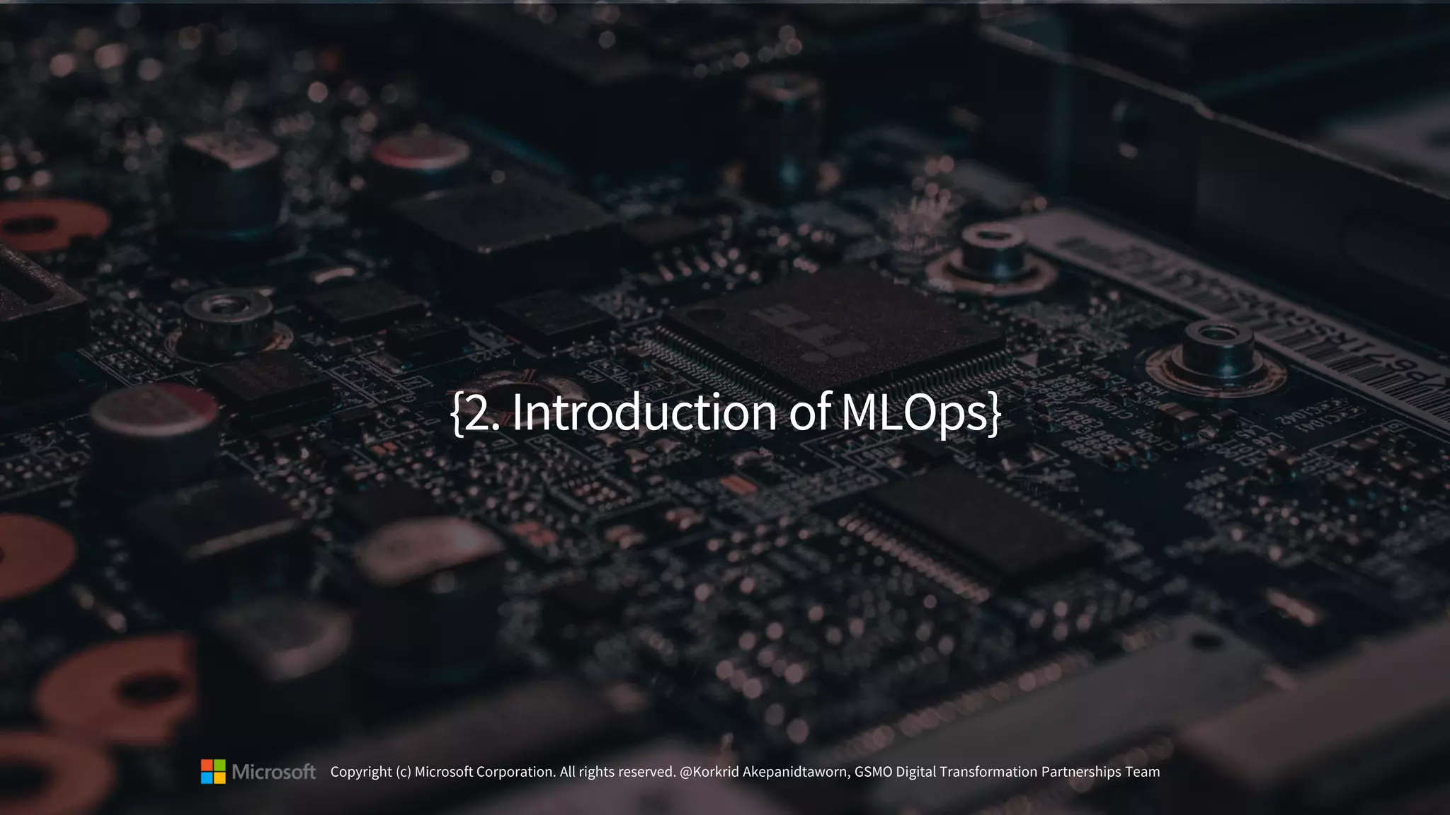 [AI] ML Operationalization with Microsoft Azure | PPT