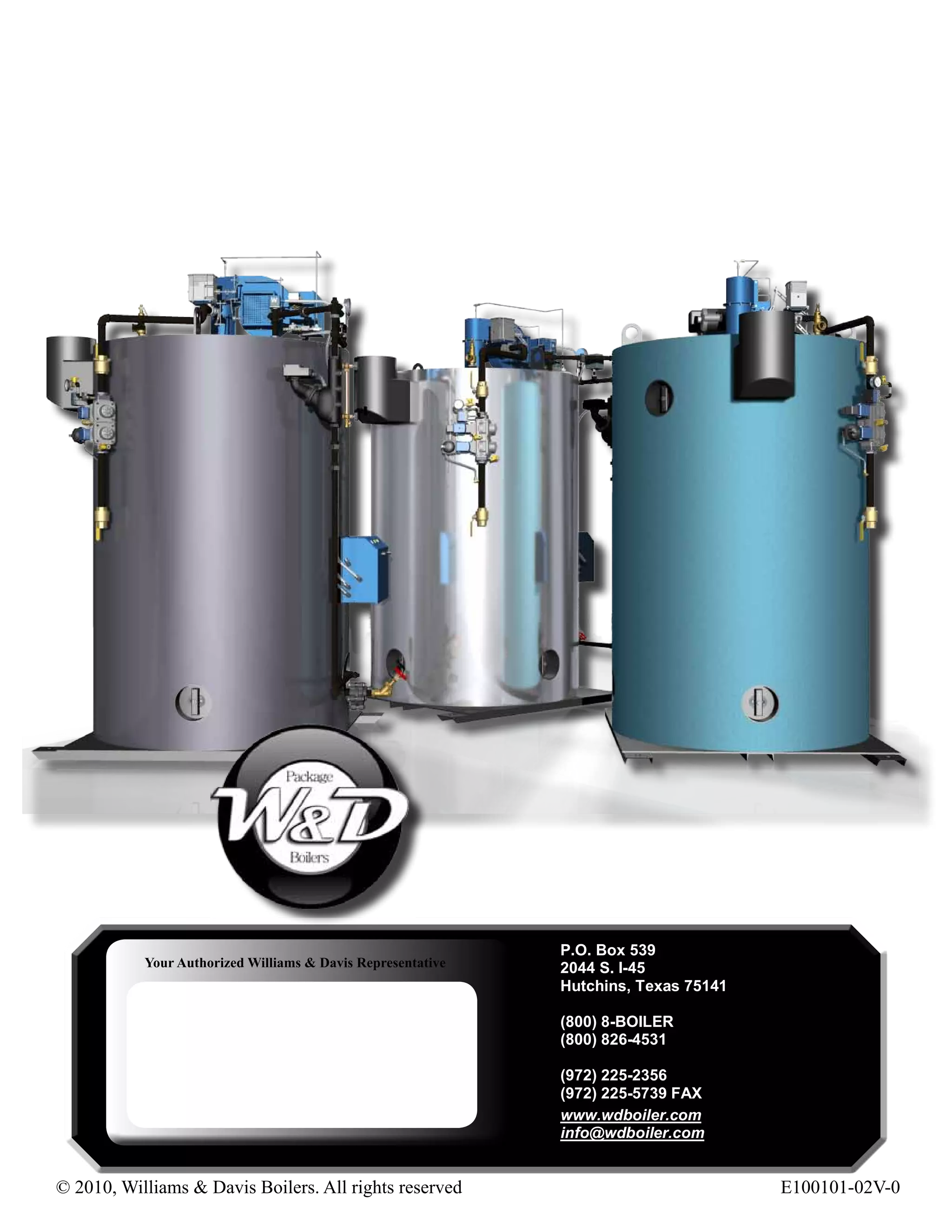 Two pass vertical tubeless boilers | PDF