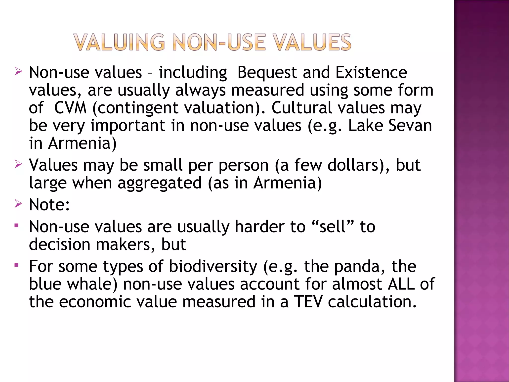 value of biodiversity | PPT