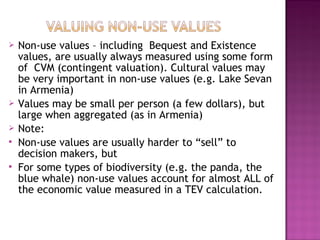 value of biodiversity | PPT