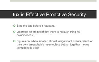 Trustifier tux™ makes effective security simple | PPTX