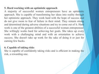 Women Entrepreneurship - Concept | PPTX