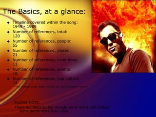 We Didnt Start The Fire | PPT