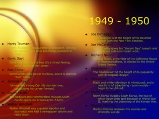 We Didnt Start The Fire | PPT