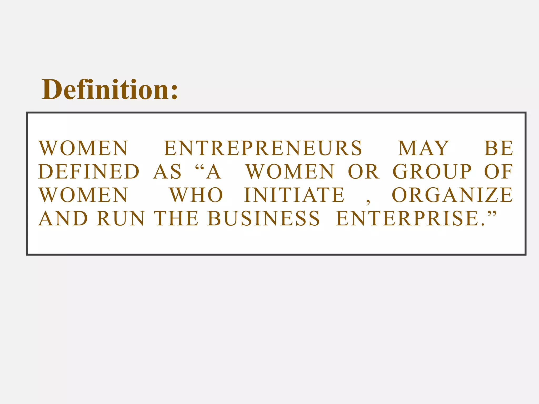 Role of Women Entrepreneurship in Economic Development | PPTX