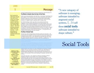 We Make Our Tools And They Shape Us | PPT