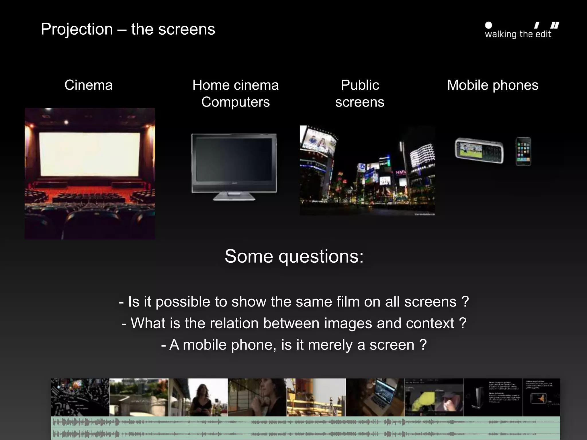 Walking the Edit presentation in english | PPT
