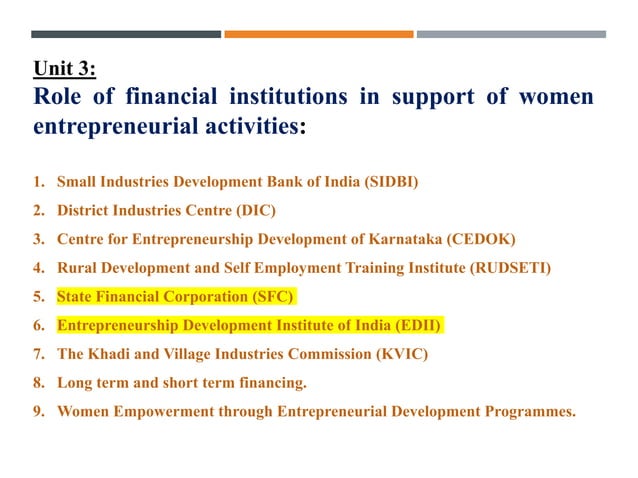 Entrepreneurship Development Institute of India (EDII) | PPTX