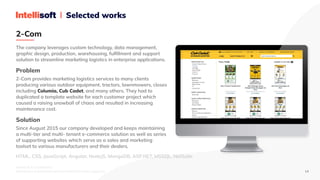 IntelliSoft project portfolio | PPT