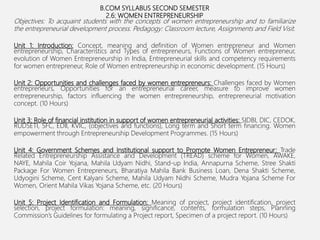 Women Entrepreneurship - Types & Functions | PPTX