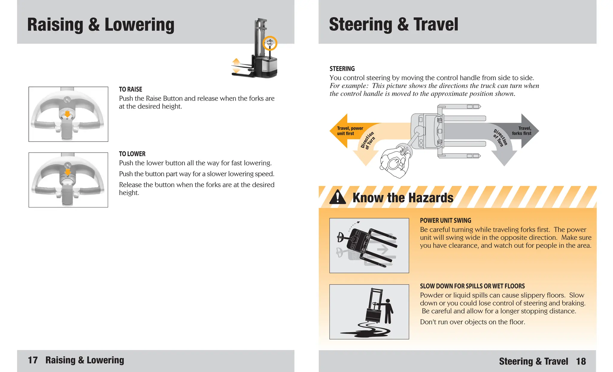 Crown forklift we/ws 2300 manual operator guide | PDF