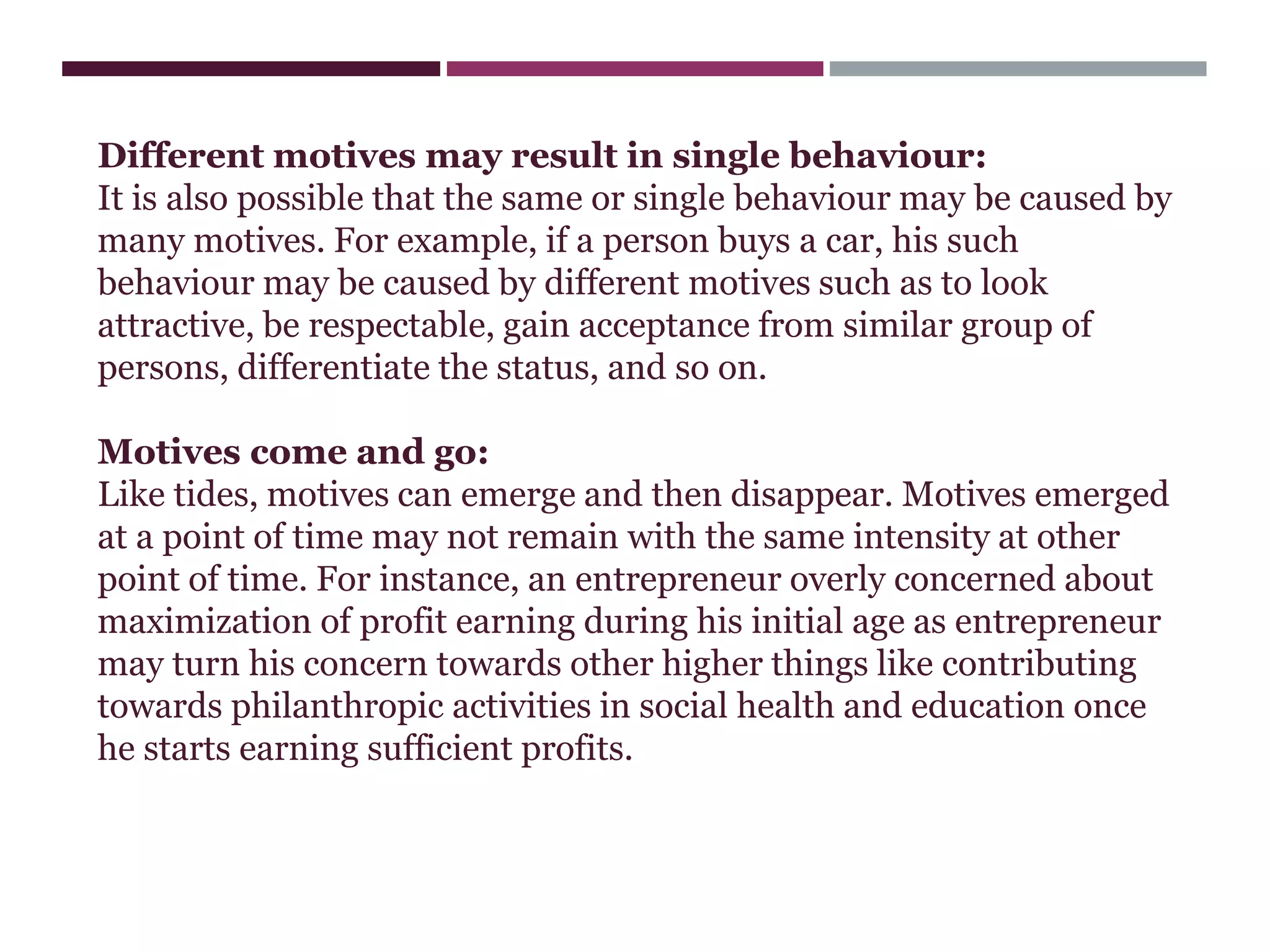 Entrepreneurial motivation concept | PPTX