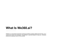 We360.ai Productivity | PPTX