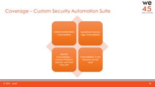 we45 - SecDevOps Concept Presentation | PDF | Web Development | Internet