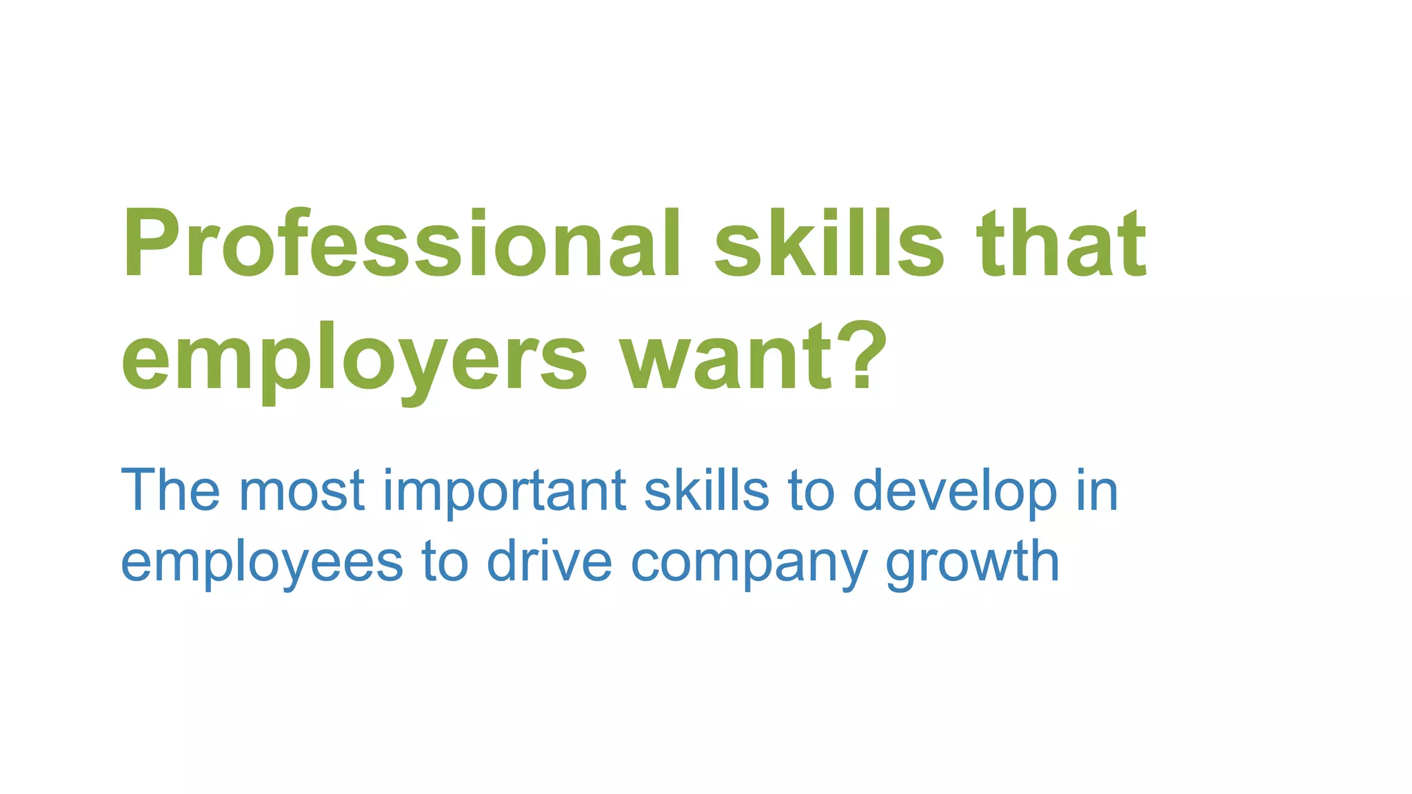 Professional skills | PPTX