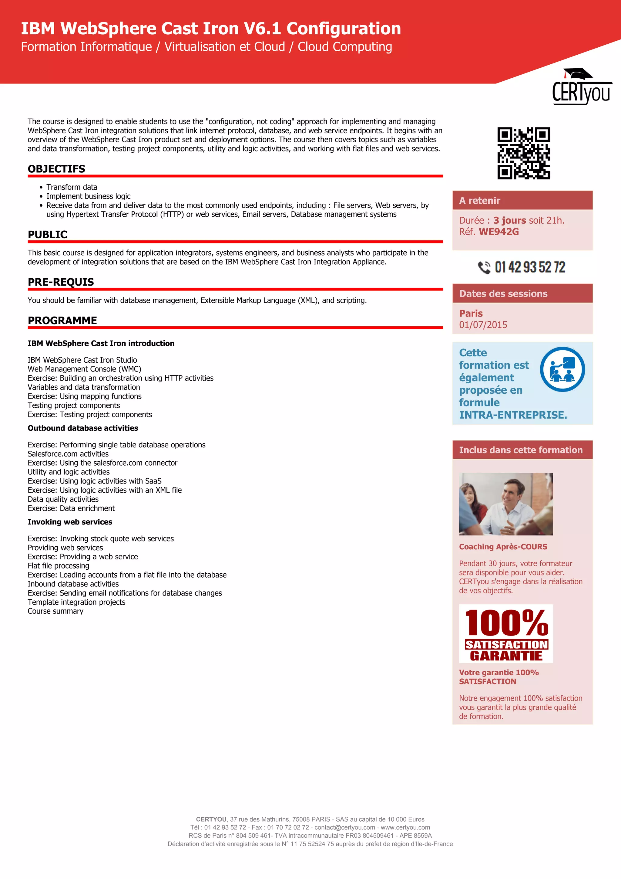 We942 G Formation Ibm Websphere Cast Iron V6 1 Configuration Pdf