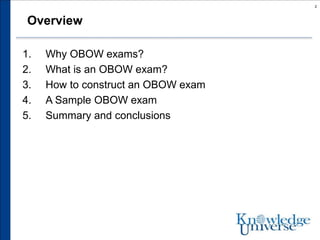 Open Book Open Web (OBOW) exams | PPT
