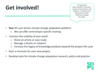 An introduction to weADAPT | PPTX
