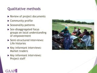 The Women’s Empowerment in Agriculture Index (WEAI) | PPTX